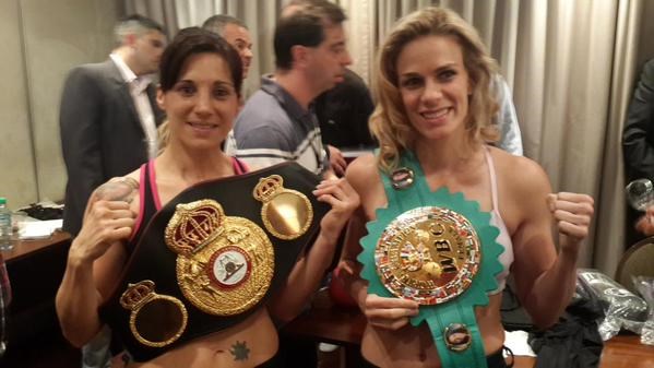Soledad Matthysse y Mrdjenovich en peso