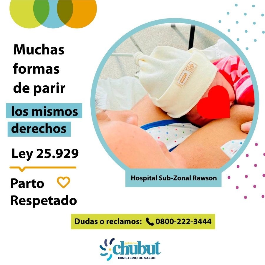 Habrá actividades en conmemoración a la “Semana Mundial del Parto Respetado 2023”